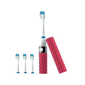 PURSONIC Portable Electric Toothbrush - Red