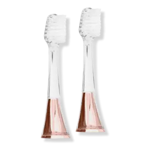 SUPERSMILE Zina45 Sonic Pulse Toothbrush Replacement Heads - Chrome Rose