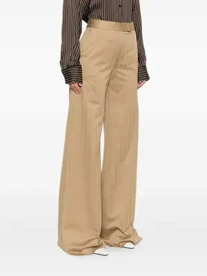 Max Mara Cotton Trousers - Beige