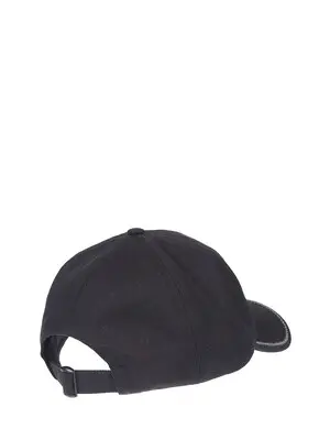 Moncler Logo Cap - Black