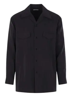 LEMAIRE Convertible Shirt - Black