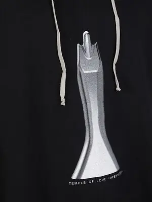 Rick Owens Hooded Sweatshirt
