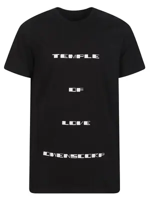 Rick Owens Level T T-shirt - Black