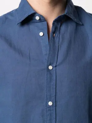 DEPERLU Linen And Cotton Blend Shirt