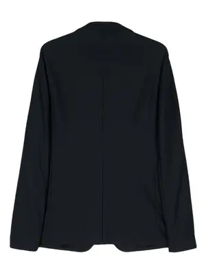 Giorgio Armani Jacket With Logo - Blue