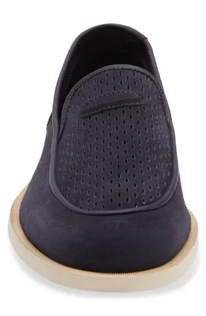 John Lobb Pace Oval Loafer - 5a-navy