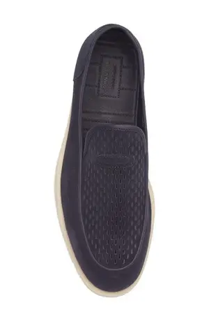 John Lobb Pace Oval Loafer - 5a-navy