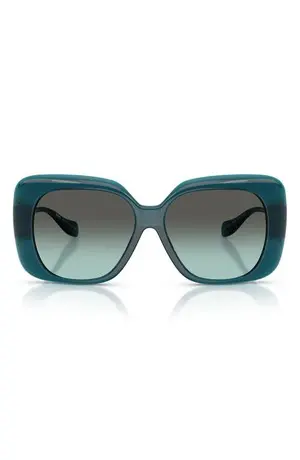 Versace 57mm Square Sunglasses - Blue/green Gradient