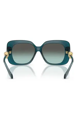 Versace 57mm Square Sunglasses - Blue/green Gradient