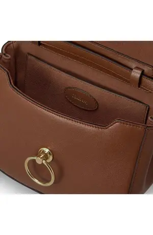 Mulberry Small Amberley Leather Top Handle Bag - Oak