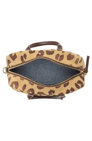 Clare V. Petite Claudine Suede Crossbody Bag - Lark/brown
