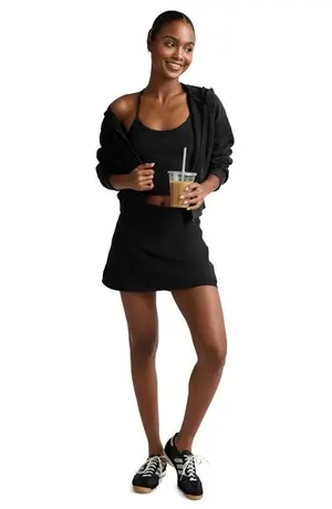 Beyond Yoga Kickstart Skort - Darkest Night