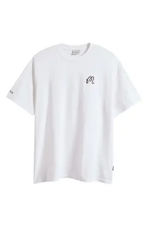 MALBON Bermuda Championship Cotton Graphic T-shirt - White