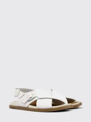 Camper Lluc Leather Sandal - White