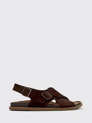 Camper Camper Lluc Suede Slingback Sandals Brown