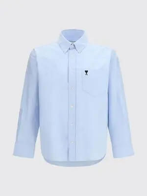 AMI Paris Casual Cotton Shirt - Sky