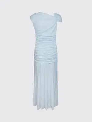 ROTATE BY BIRGER CHRISTENSEN Ruched Maxi Dress - Sky Blue