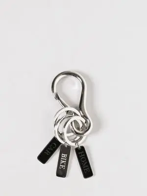 Church's Brass Keychain With Charms - Silver