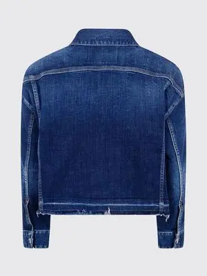 Dsquared2 Denim Jacket With Classic Collar - Blue