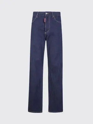 Dsquared2 Cotton Denim Straight Jeans