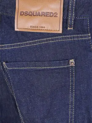 Dsquared2 Cotton Denim Straight Jeans