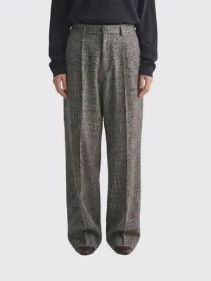 Phoebe Philo Silk And Linen Tailored Wide-leg Trousers