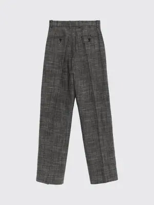 Phoebe Philo Silk And Linen Tailored Wide-leg Trousers