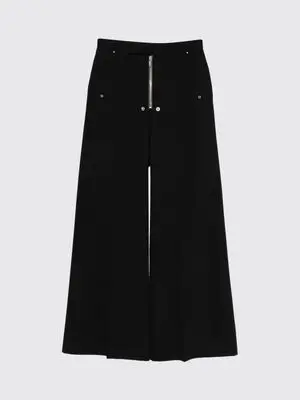 Rick Owens Wool Flared Trousers - Black