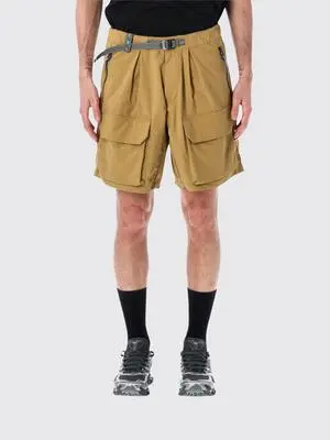 AND WANDER Pleated Shorts With Belted Waist - Beige