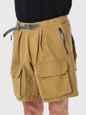 AND WANDER Pleated Shorts With Belted Waist - Beige