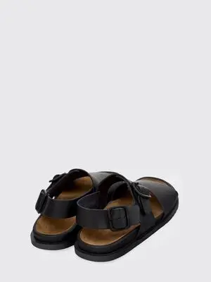 Camper Smooth Leather Buckled Slingback Sandals