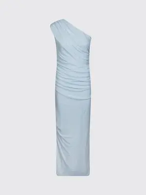 ROTATE BY BIRGER CHRISTENSEN One-shoulder Recycled Jersey Maxi Dress - Sky Blue