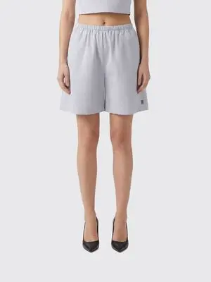 BY MALENE BIRGER Striped Organic Cotton Shorts - Black