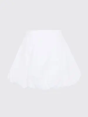 BY MALENE BIRGER Cotton Balloon Mini Skirt - White