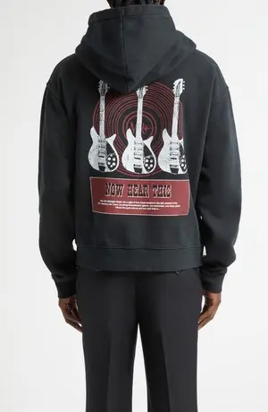 MIDNIGHT RODEO Graphic Hoodie - Black