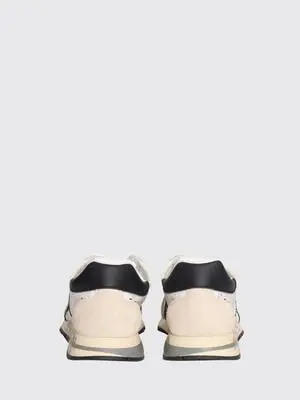 Premiata Lucy Suede And Perforated Fabric Lace-up Sneakers