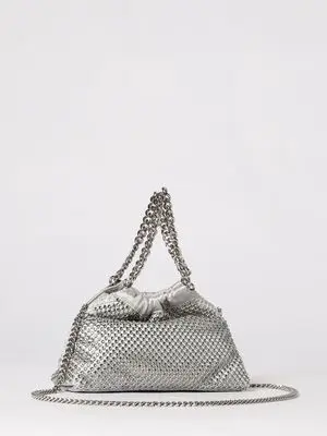 Stella McCartney Falabella Mini Handbag In Satin With Rhinestones