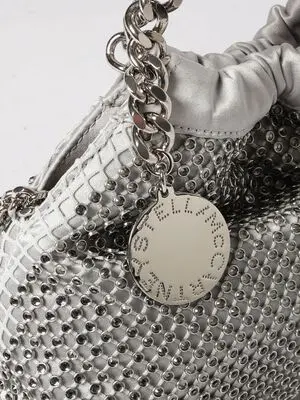 Stella McCartney Falabella Mini Handbag In Satin With Rhinestones