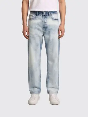 DIESEL® Diesel D-Macro Cotton Denim Jeans Blue