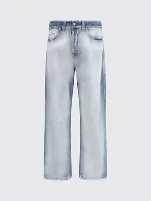 DIESEL® D-macro Cotton Denim Jeans - Blue
