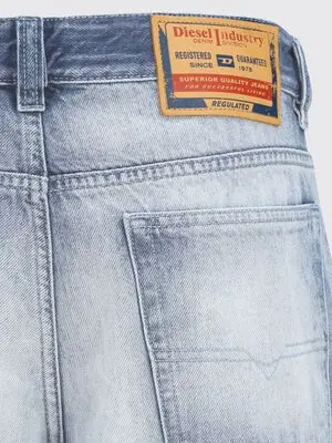 DIESEL® D-macro Cotton Denim Jeans - Blue