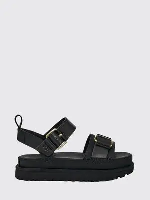 UGG Buckled Heeled Sandal - Black