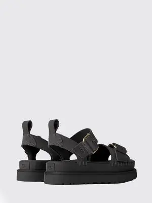 UGG Buckled Heeled Sandal - Black
