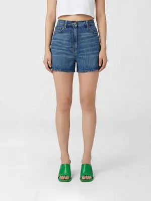 Valentino Garavani Cotton Denim High-waisted Shorts