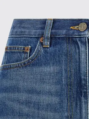 Valentino Garavani Cotton Denim High-waisted Shorts