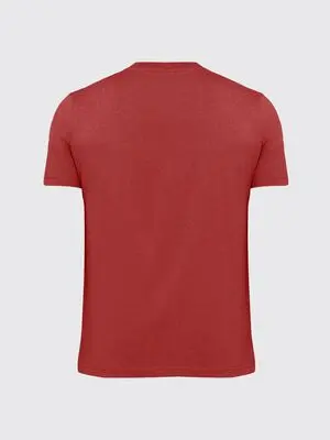 BOSS Cotton T-shirt With Logo - Red