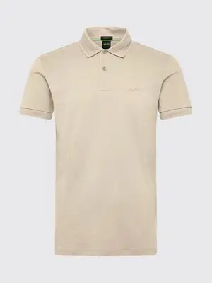 BOSS Cotton Polo Shirt - Beige