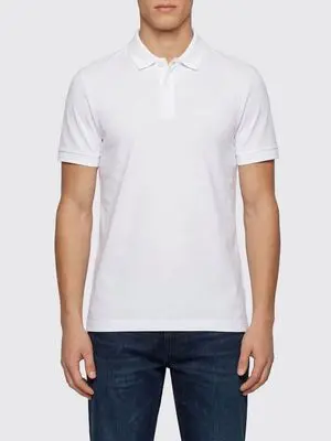 BOSS Cotton Polo Shirt White
