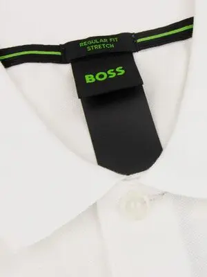 BOSS Cotton Polo Shirt - White