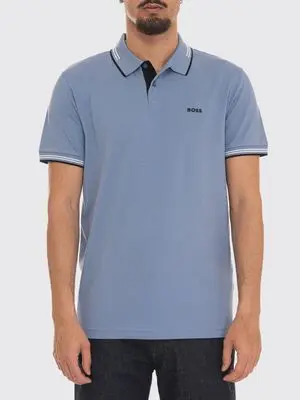 BOSS Polo Shirt Men Sky